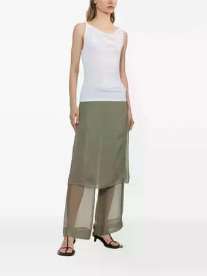 Paloma Wool Low Silk Archive Trousers - Green