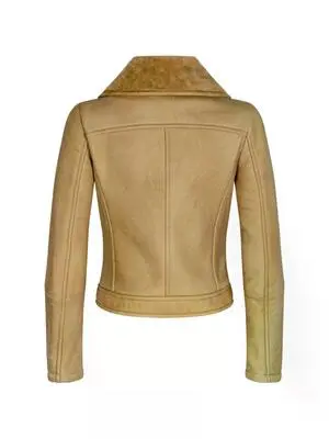 Prada Shearling Zip-up Jacket