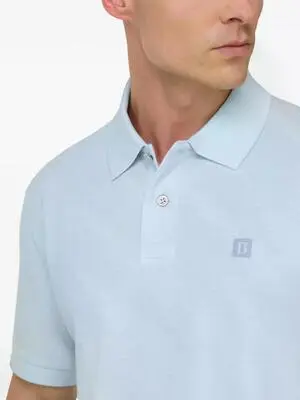 Boggi Milano Oxford Cotton Piqué Polo Shirt