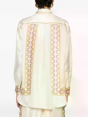 Zimmermann Luna Retro Shirt - Neutrals