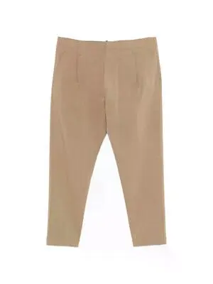 DONDUP Pleated Trousers - Brown