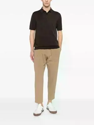 DONDUP Pleated Trousers - Brown