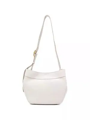 GIANNI CHIARINI Grained-leather Shoulder Bag - Neutrals
