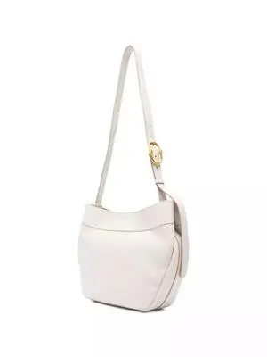 GIANNI CHIARINI Grained-leather Shoulder Bag - Neutrals