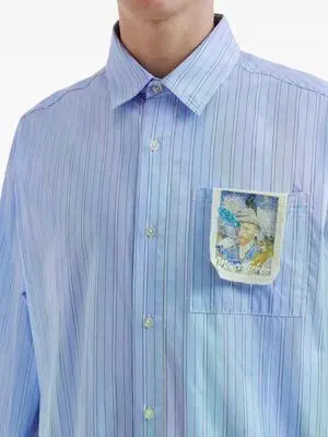 MUSIUM DIV. Striped-pattern Shirt