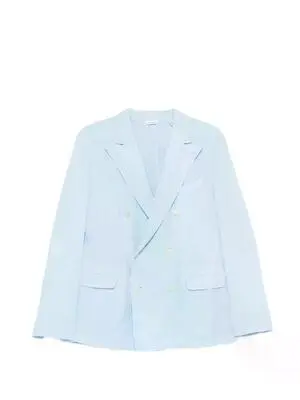 Boglioli Flap-pocket Double-breasted Blazer - Blue