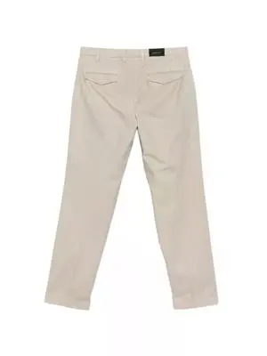 MICHAEL COAL Pressed-crease Trousers - Neutrals