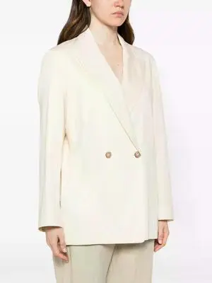 FRAME Double-breasted Peak-lapel Blazer