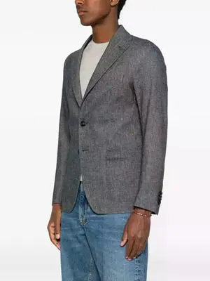 Tagliatore Single-breasted Blazer - Blue