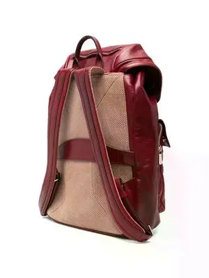 Brunello Cucinelli Leather Flap-top Backpack