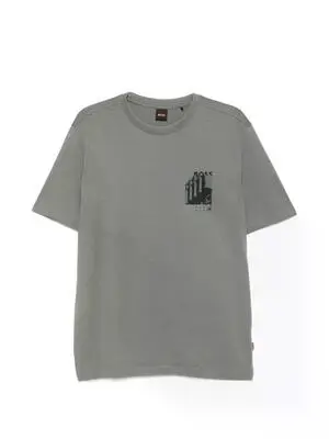 BOSS Cotton-jersey T-shirt With Graphic Print