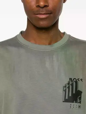 BOSS Cotton-jersey T-shirt With Graphic Print