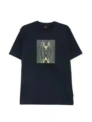 BOSS Graphic-print T-shirt - Blue