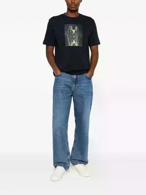 BOSS Graphic-print T-shirt - Blue