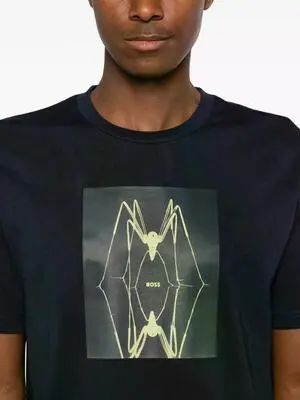 BOSS Graphic-print T-shirt - Blue