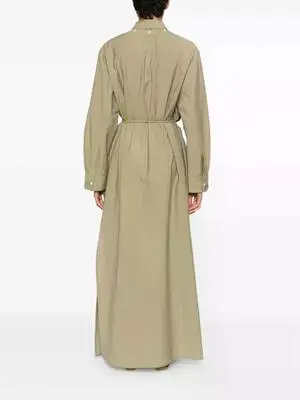 Nanushka Erisha Button-detail Maxi Shirt Dress