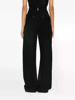 Nanushka Seka Tapered-leg Tailored Trousers - Black