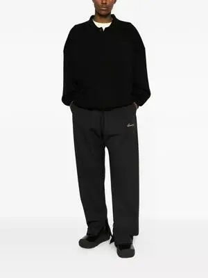 Fear Of God Signature 90s Logo-embroidered Polo Shirt - Black