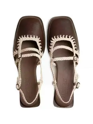Hereu Adrata Braided Leather Sandals