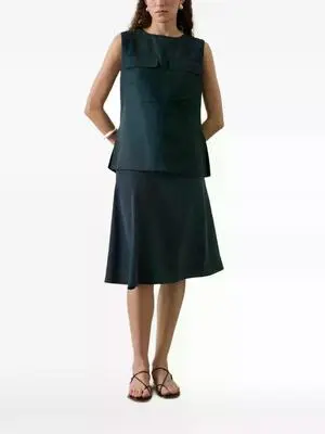 Soeur Flap-pocket Sleeveless Top