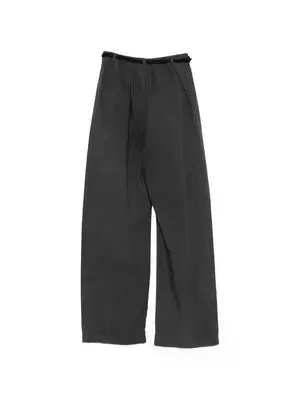 Barena Venezia Pleated Rope-belt Trousers - Grey