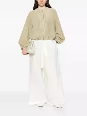 Fabiana Filippi Perforated Zip-up Jacket