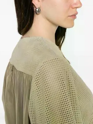 Fabiana Filippi Perforated Zip-up Jacket