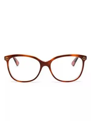 Gucci Square-frame Eyeglasses - Brown