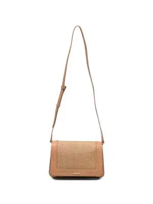 CAFÈNOIR Raffia-effect Shoulder Bag