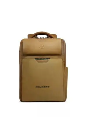 PIQUADRO Grained Leather Backpack