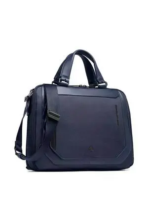 PIQUADRO Expandable Leather-trim Laptop Bag