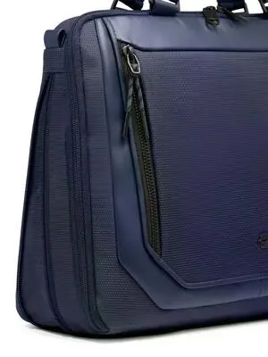 PIQUADRO Expandable Leather-trim Laptop Bag