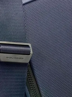 PIQUADRO Expandable Leather-trim Laptop Bag