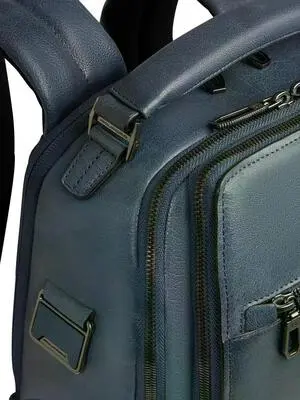 PIQUADRO Leather Laptop Backpack