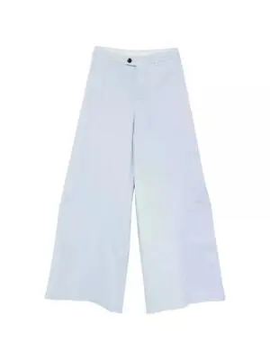 BERWICH Nina Wide-leg Trousers - Blue