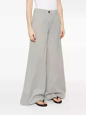 BERWICH Nina Wide-leg Trousers - Grey