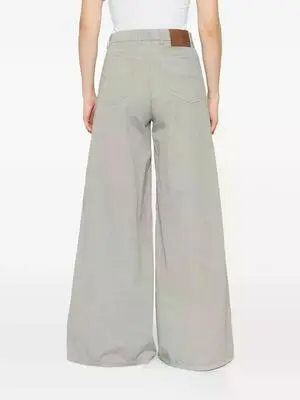 BERWICH Nina Wide-leg Trousers - Grey