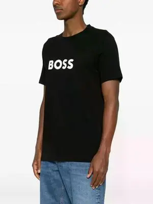 BOSS Logo-print T-shirt - Black