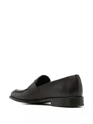 LEQARANT Penny Leather Loafers