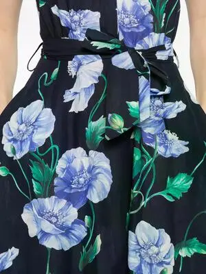 LAVI COUTURE Basilico Floral-print Maxi Dress