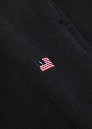 COLE BUXTON Embroidered Cotton Sweatpants