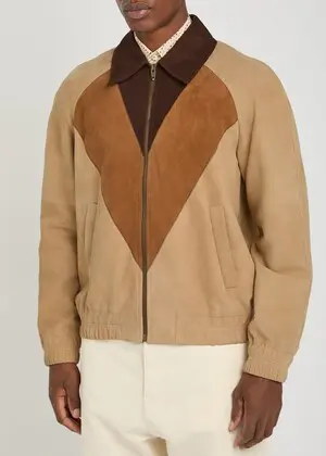 Valentino Garavani Panelled Suede Jacket
