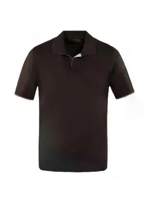 Moorer Short Sleeve Polos For Men
