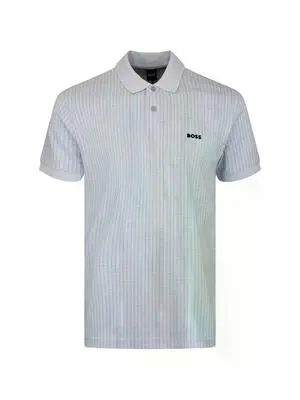 BOSS Cotton-piqué Polo Shirt With All-over Print