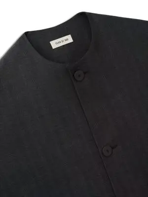 Fear Of God Striped Collarless Jacket