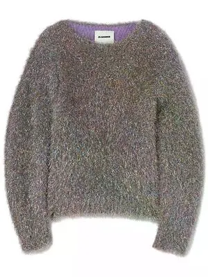 JIL SANDER Metallic Mohair-blend Jumper