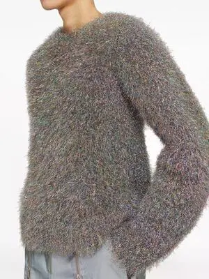 JIL SANDER Metallic Mohair-blend Jumper