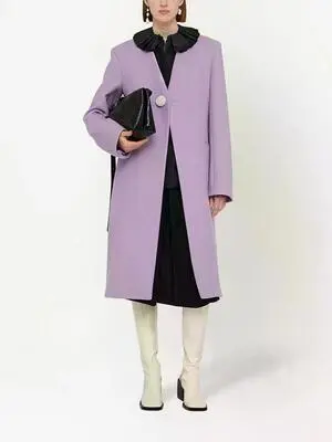 JIL SANDER Ruffle-collar Long-sleeve Blouse