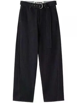 Jil Sander Belted Jeans For Men