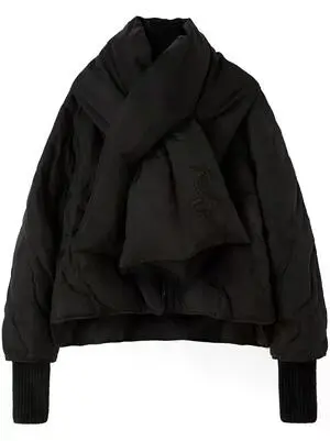JIL SANDER Logo-embroidered Down Jacket